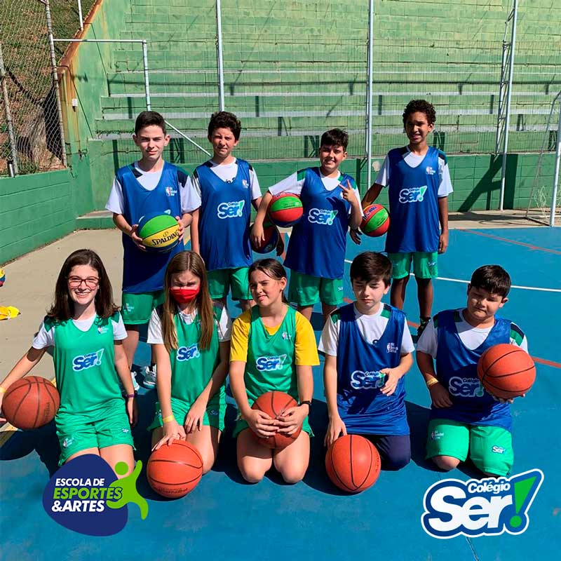 Uniformes da NBA Basketball School - Colégio Ser! Jundiaí